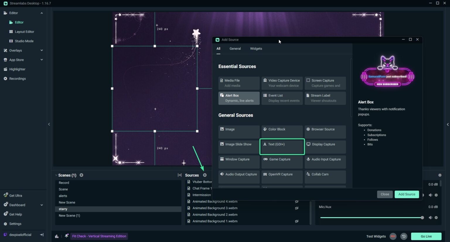 How to add text in overlay - DexPixel Knowledge Base